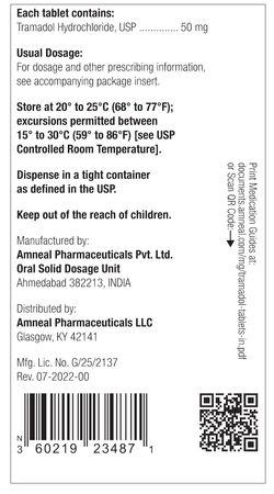 Tramadol HCl Tablets, 50mg, C4
