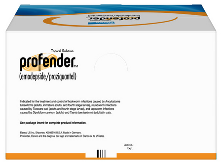 Profender (Emodepside/ Praziquantel) Topical Solution for Cats, 0.7 mL ...