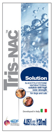 Tris-NAC Solution, N-Acetylcysteine Antibacterial Solution for Dogs and ...