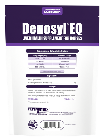Denosyl EQ Liver Health Supplement for Horses, Mini Tablets