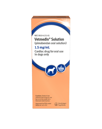 Vetmedin (Pimobendan) Oral Solution for Dogs, 1.5 mg/mL