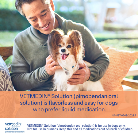 Vetmedin (Pimobendan) Oral Solution for Dogs, 1.5 mg/mL