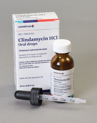 Clindamycin HCl Oral Drops for Cats and Dogs, 25mg/mL