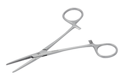 Crile Artery Forceps, Straight, Brushed Stainless Finish, 5.5 in