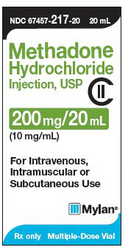 Methadone HCl Injection, USP, 200mg/20mL (10mg/mL), C2